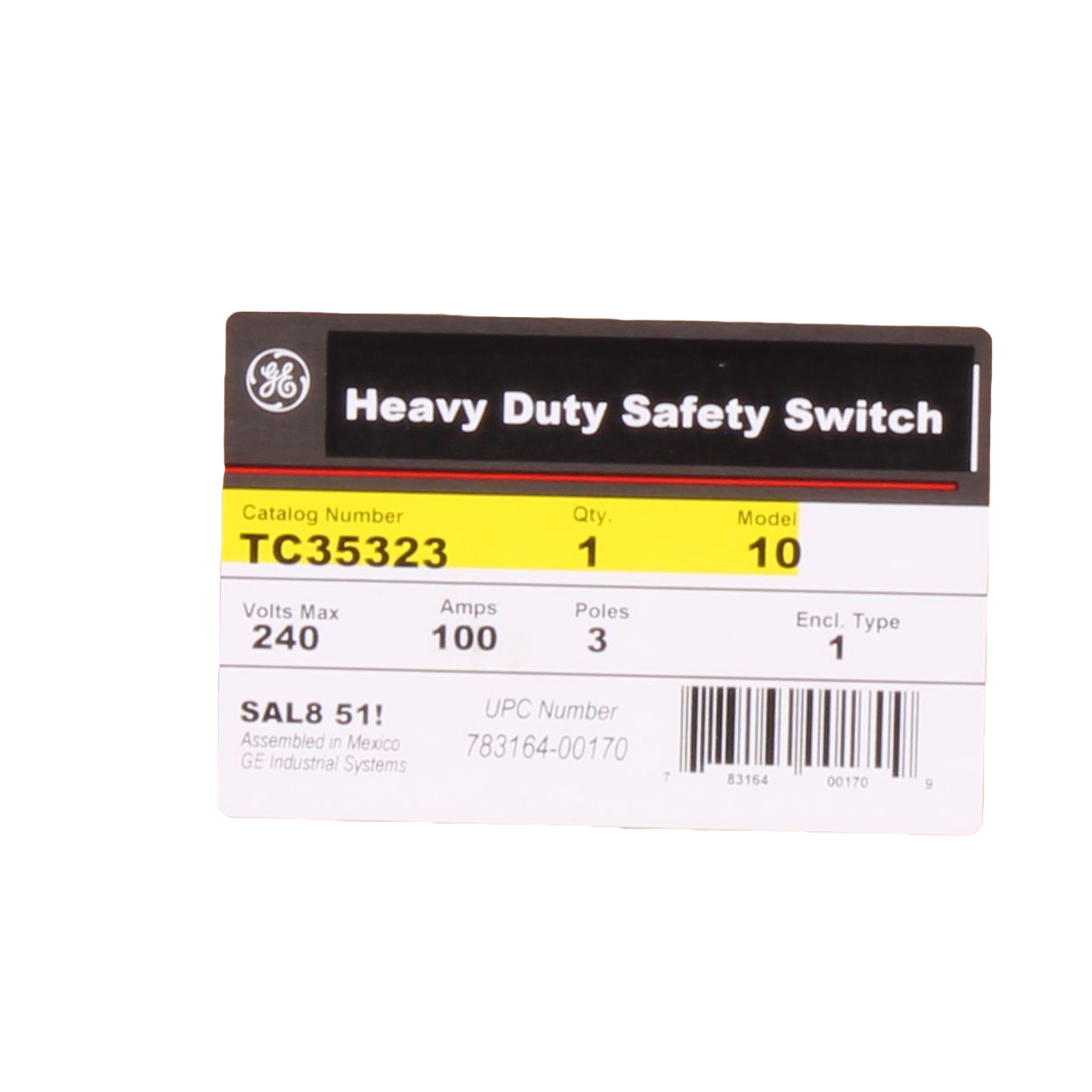 TC35323 | Double Throw | Safety Switches | Disconnect & Safety Switches ...