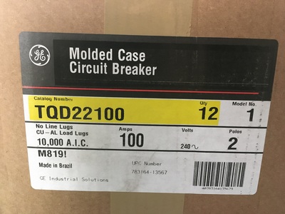 TQD22100 | Thermal Magnetic | Molded Case Circuit Breakers | Circuit ...