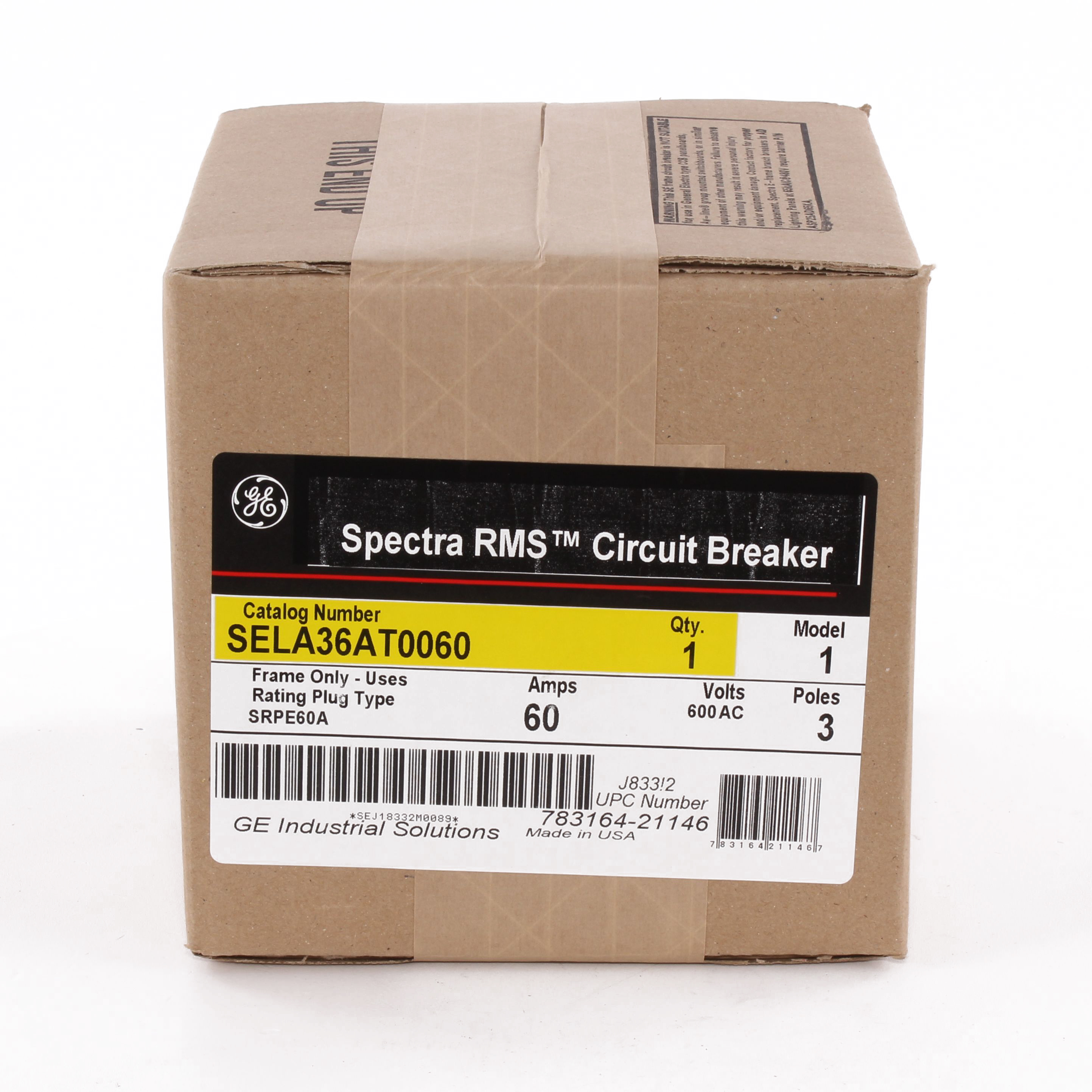 SELA36AT0060 | Spectra RMS™ Electronic Trip | Molded Case Circuit ...