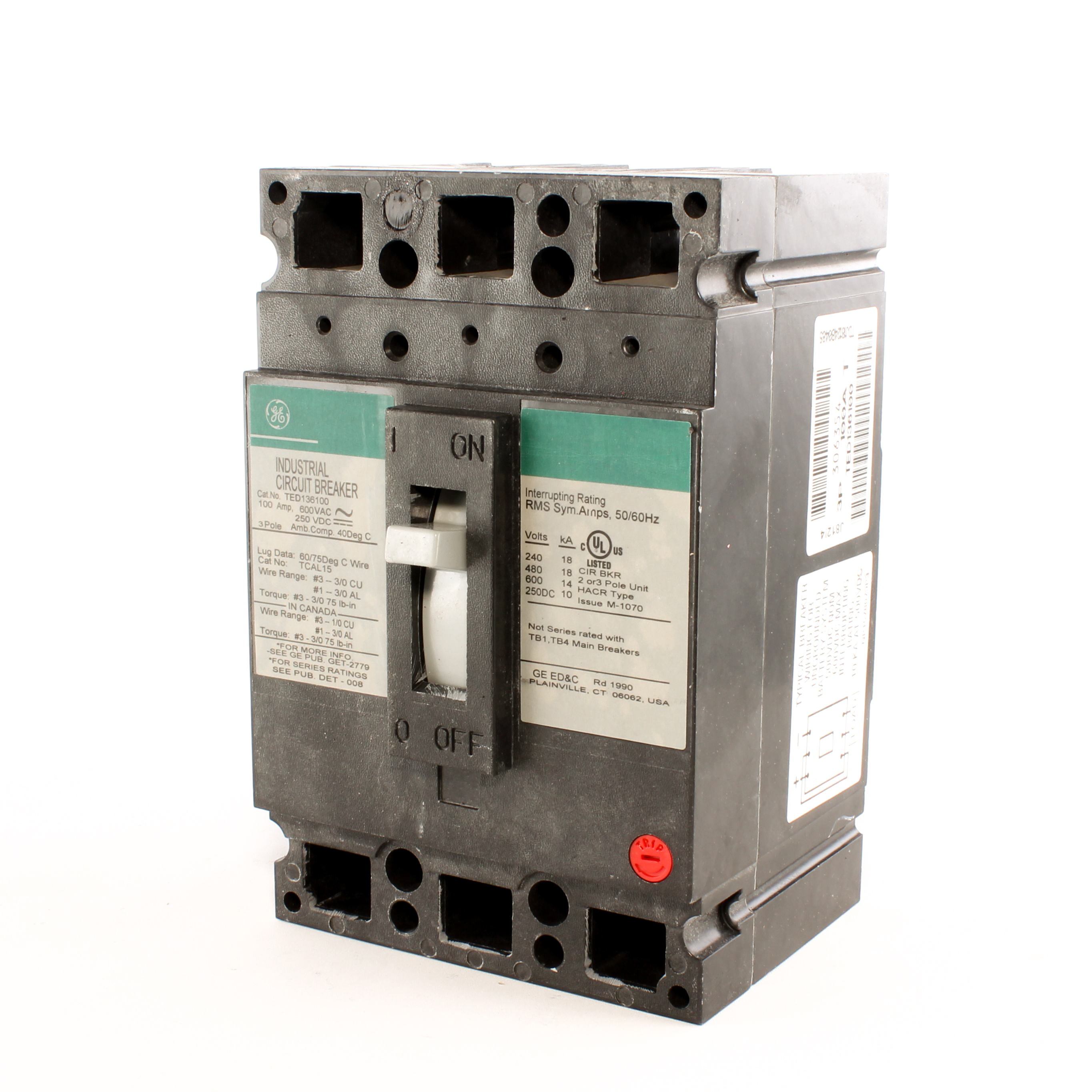 TED136100 | Thermal Magnetic | Molded Case Circuit Breakers | Circuit ...