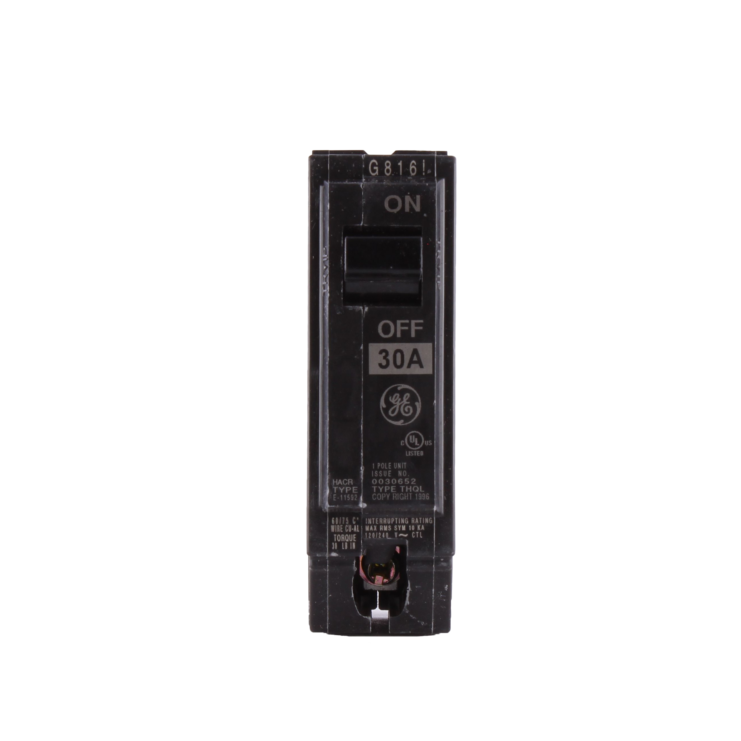 GD THQL1130 1P 30A 120V PLUG-IN CB | OneSource Distributors
