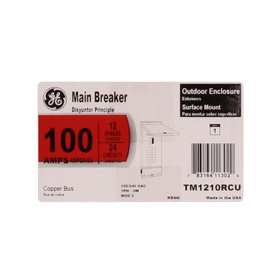 TM1210RCU | Single Phase - USA | Load Centers | Electrical Distribution ...