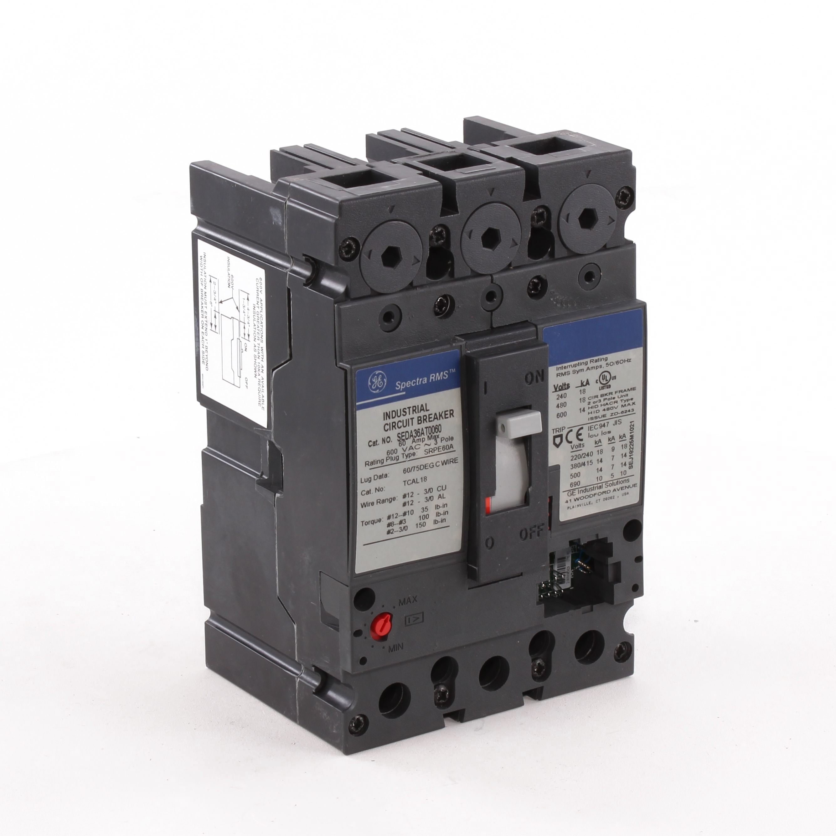 SEDA36AT0060 | Spectra RMS™ Electronic Trip | Molded Case Circuit ...