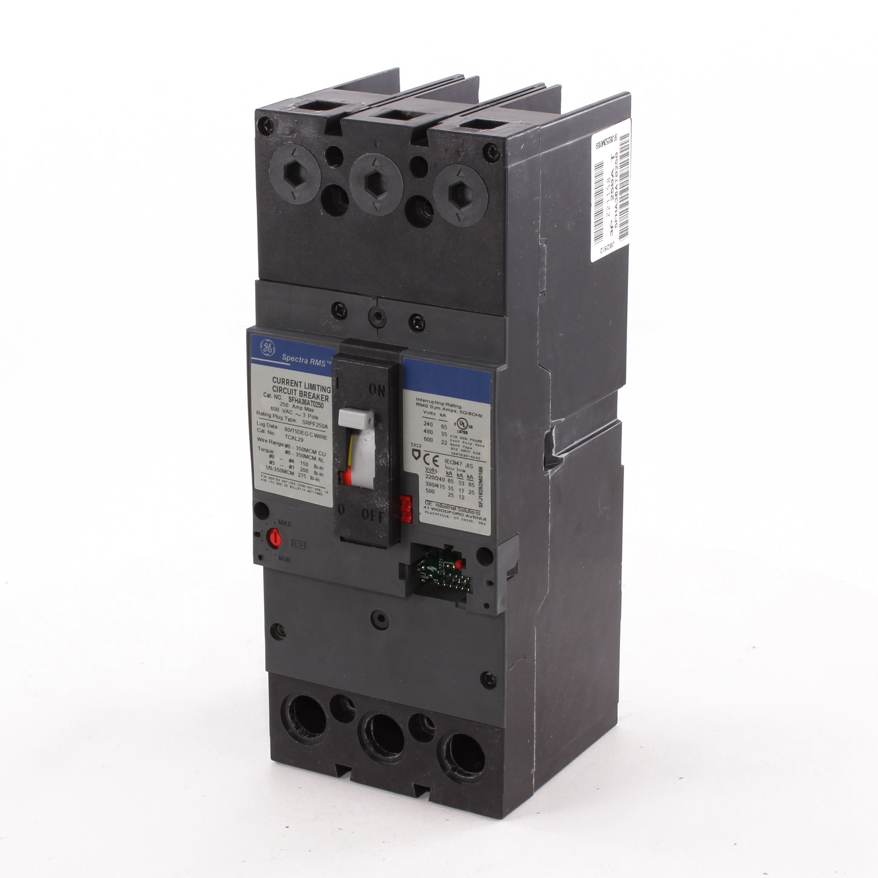 SFHA36AT0250 | Spectra RMS™ Electronic Trip | Molded Case Circuit ...