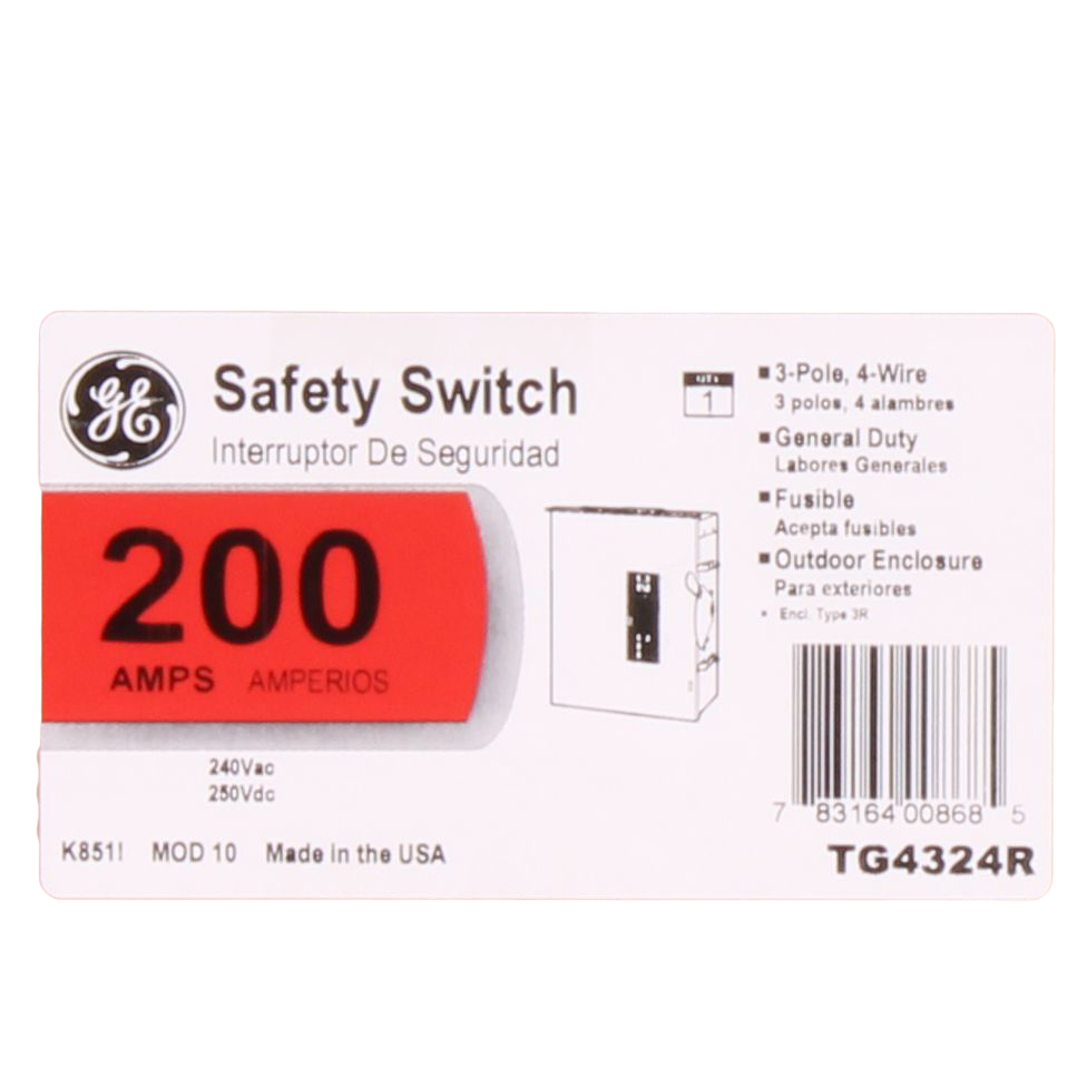 TH4324R | Heavy Duty | Safety Switches | Disconnect & Safety Switches ...